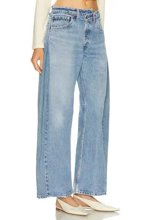 ALIGRACE Vintage Crossover Barrel Jeans