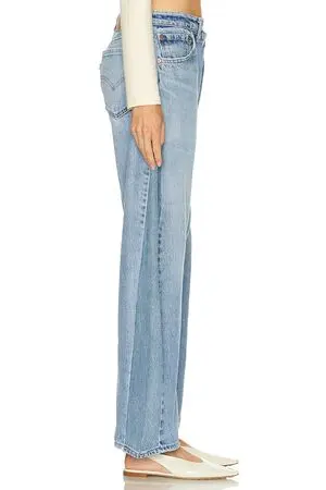 ALIGRACE Vintage Crossover Barrel Jeans
