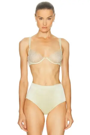 Kiki De Montparnasse Cadeau Demi Bra In Cream - Beurre