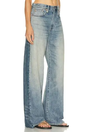 R13 Insert D'arcy Loose Wide Leg Jeans