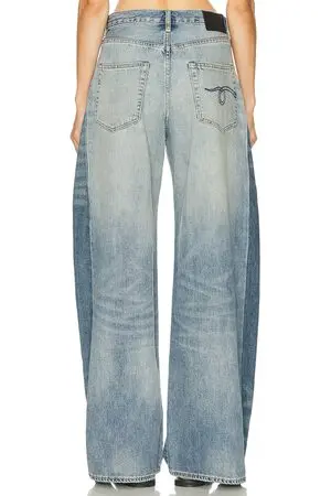 R13 Insert D'arcy Loose Wide Leg Jeans