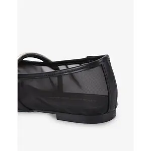 Kurt Geiger Nella Mesh Ballet Flats - Black