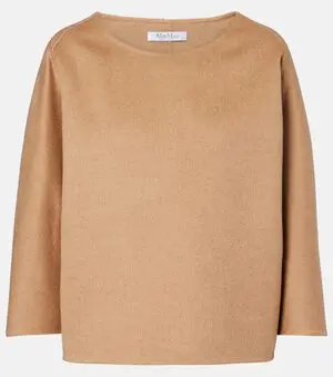 Max Mara Radioso Camel Hair Blouse