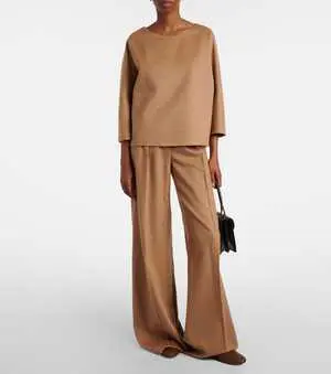 Max Mara Radioso Camel Hair Blouse