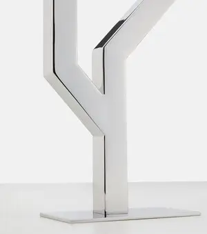 Christofle Arborescence Stainless Steel Candle Holder - Silver