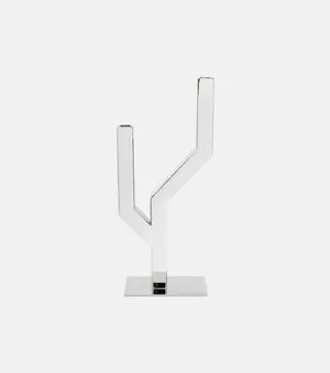 Christofle Arborescence Stainless Steel Candle Holder Silver