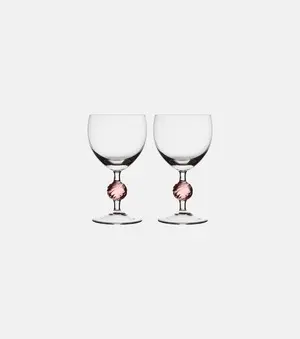 CABANA Demetra Set Of 2 Wine Glasses - Transparent
