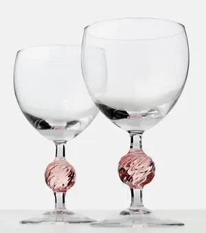 CABANA Demetra Set Of 2 Wine Glasses - Transparent