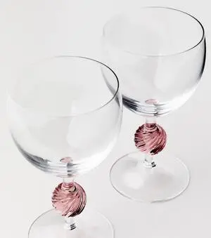 CABANA Demetra Set Of 2 Wine Glasses - Transparent