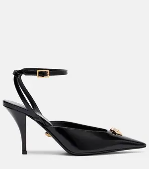 Versace La Medusa 85 Leather Pumps
