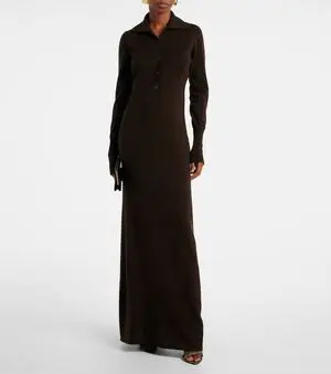 TOM FORD Knitted Cashmere Maxi Dress