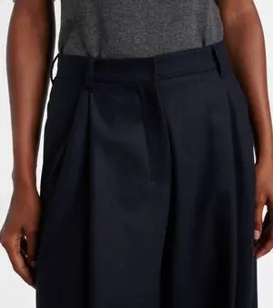 Max Mara Titty Wool Wide-leg Trousers