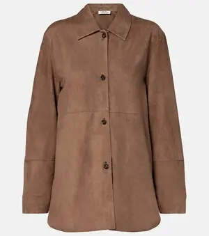 Max Mara Estate Suede Overshirt - Brown