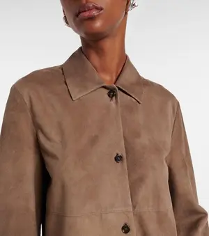 Max Mara Estate Suede Overshirt