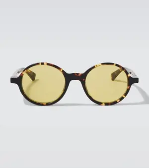 Bottega Veneta Round Sunglasses - Brown