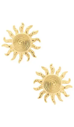 LUV AJ The Ibiza Sun Earrings - Gold