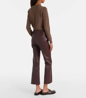 Brunello Cucinelli Leather Pants