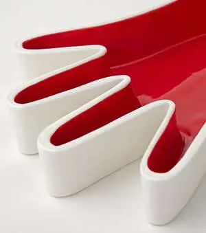 CASSINA Impronta Mano Ceramic Decorative Tray - Red