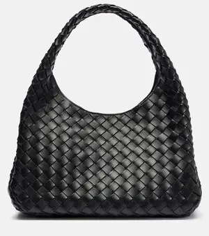 Bottega Veneta Campana Shoulder Bag - Black