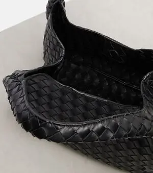 Bottega Veneta Campana Shoulder Bag - Black