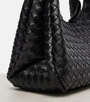 Bottega Veneta Campana Shoulder Bag - Black