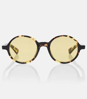 Bottega Veneta Round Sunglasses - Yellow