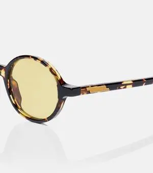 Bottega Veneta Round Frame Sunglasses - Yellow