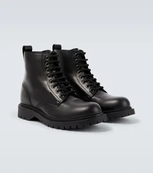 Givenchy Leather Lace-up Boots