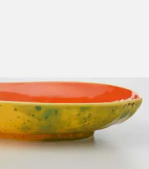 BORDALLO PINHEIRO Tropical Fruits Papaya Earthenware Platter