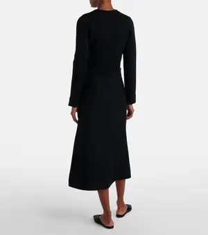 Dorothee Schumacher Sharp Ambition Wool-blend Midi Skirt