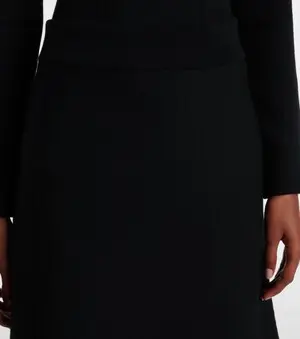 Dorothee Schumacher Sharp Ambition Wool-blend Midi Skirt