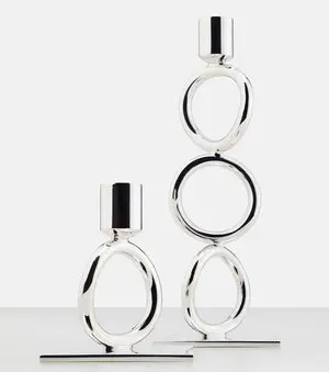 Christofle Vertigo Candle Holder Andrée Putman - Silver
