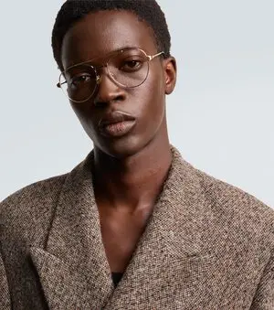 Cartier Santos De Aviator Glasses