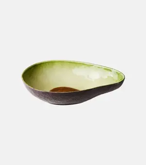 BORDALLO PINHEIRO Tropical Fruits Avocado Earthenware Salad Bowl - Green