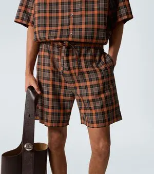 Loewe Checked Bermuda Shorts