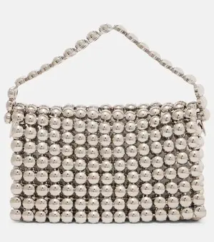 AQUAZZURA Cosmic Small Beaded Shoulder Bag