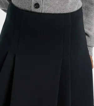 Marni Tiered Cotton-blend Midi Skirt