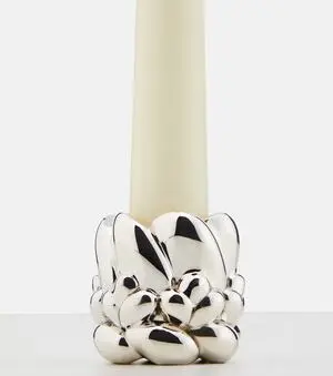 Christofle Babylone -plated Candle Holder