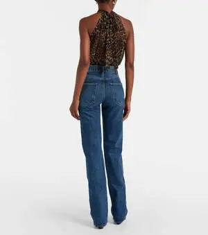 NILI LOTAN Joan Mid-rise Straight Jeans