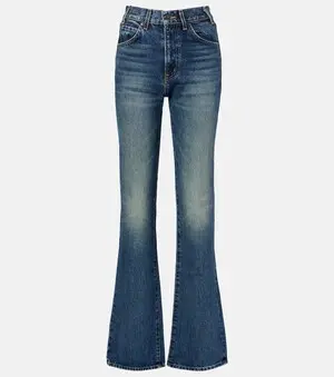 NILI LOTAN Joan Mid-Rise Straight Jeans