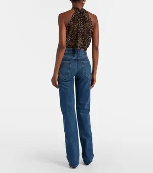 NILI LOTAN Joan Mid-rise Straight Jeans