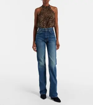 NILI LOTAN Joan Mid-rise Straight Jeans
