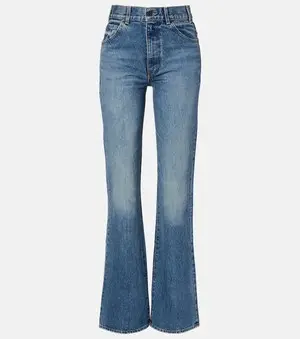 NILI LOTAN Joan Mid-rise Straight Jeans