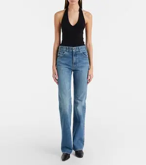 NILI LOTAN Joan Mid-rise Straight Jeans