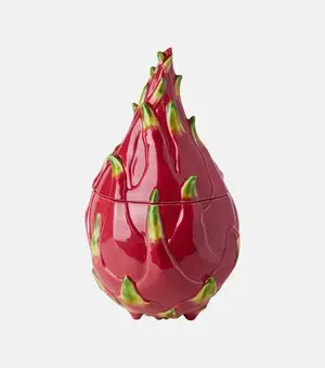 BORDALLO PINHEIRO Tropical Fruits Pitaya Earthenware Container - Pink