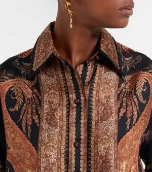 Zimmermann Hypnotic Silk Shirt