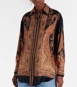 Zimmermann Hypnotic Silk Shirt