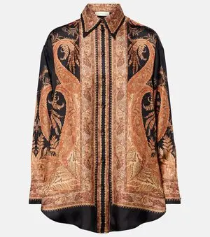Zimmermann Hypnotic Silk Shirt - Multicoloured