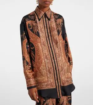 Zimmermann Hypnotic Silk Shirt - Multicoloured