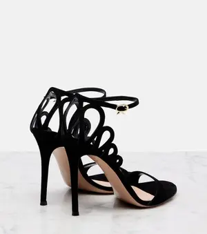 GIANVITO ROSSI 105 Suede Sandals